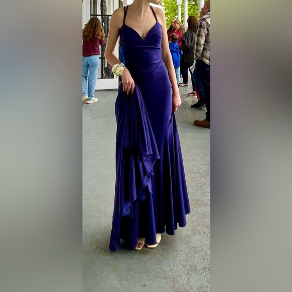 Dresses | Indigo Blue Gown | Poshmark